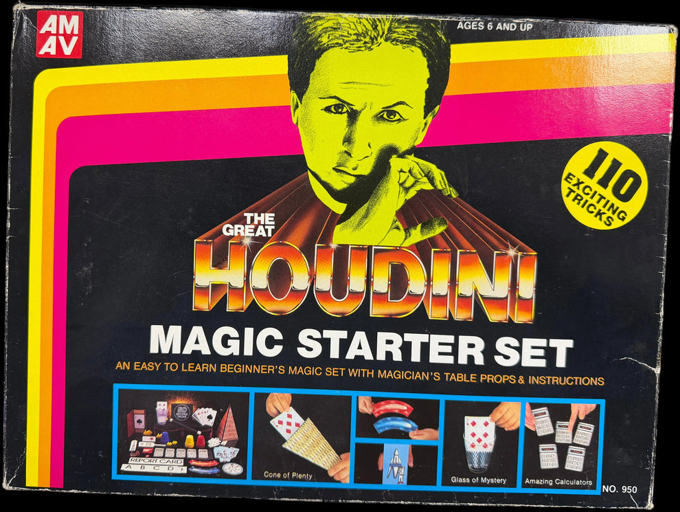 1987 The Great Houdini Magician Magic Kit – Starter Set (AMAV Illusion ...